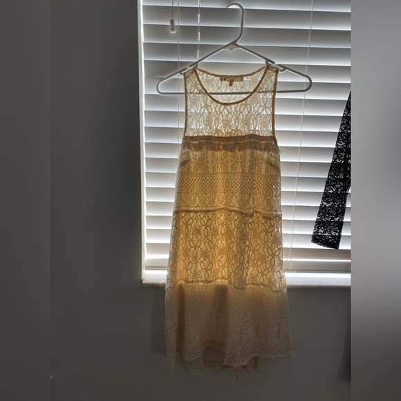 Dresses | Mini Whitecream Dress | Poshmark